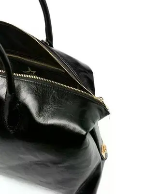 MARC ELLIS Leather Tote Bag - Black