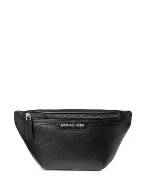 Michael Kors Logo-plaque Belt Bag - Black