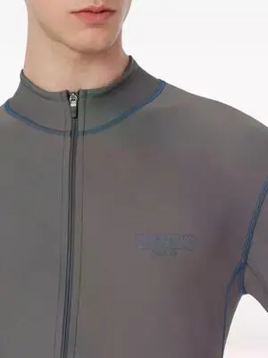 Moschino Zip-up Long-sleeve Sweater
