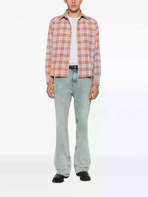 SECOND / LAYER Sherman Checked Shirt - Red
