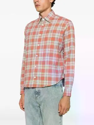 SECOND / LAYER Sherman Checked Shirt - Red