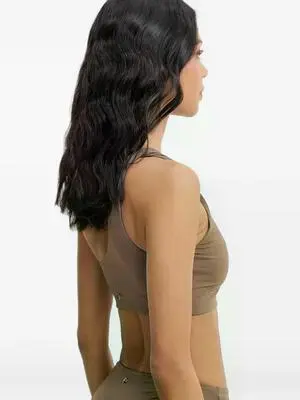 CASALL One-shoulder Bikini Top - Brown