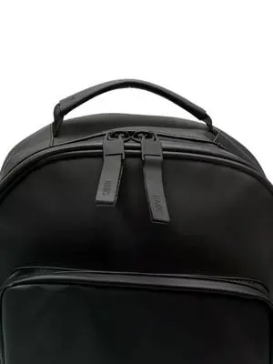 Rains Front-zip Pocket Backpack - Black