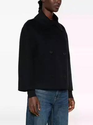 ARMA Manila Double-breasted Wool Jacket - Blue