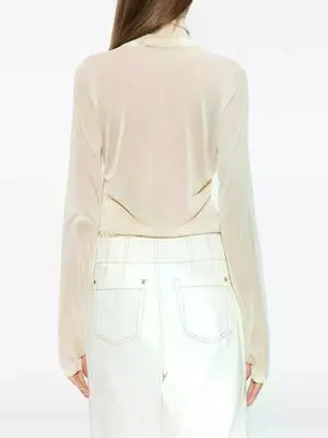 Zimmermann Sheer Roll-neck Top