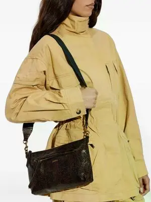 Isabel Marant Étoile Nessah Snake-effect Leather Cross Body Bag