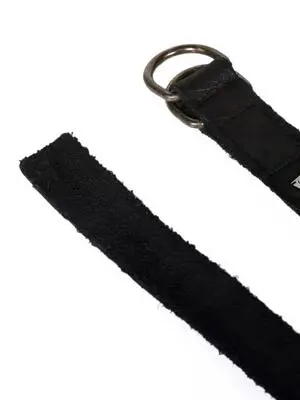 Guidi Full-grain Leather Ring Belt