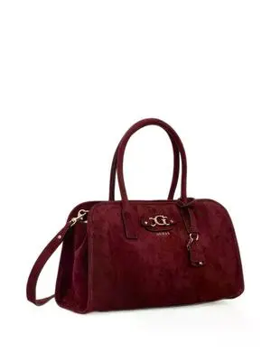 Guess Logo-plaque Tote Bag - Red