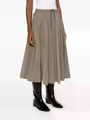 CORDERA Technical Drawstring Midi Skirt