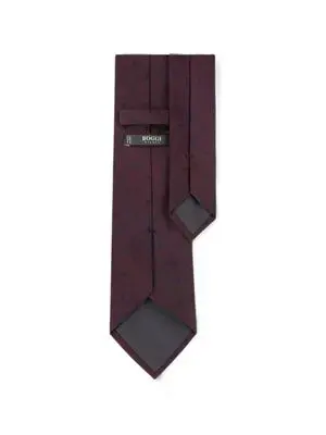 Boggi Milano Tie Jacquard Polka Dot Silk