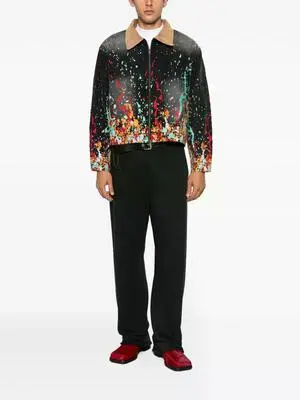 HOUSE OF ERRORS Paint-splatter Corduroy-collar Jacket