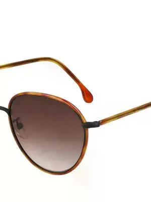 Paul Smith Round-frame Tortoiseshell-effect Sunglasses