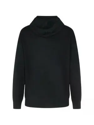 Max Mara Logo-embroidered Cashmere Hoodie