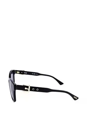 Moschino Buckle-detail Square-frame Sunglasses