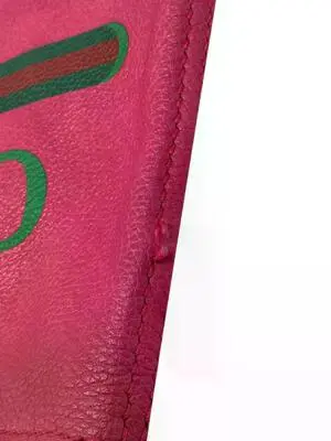 Gucci Logo-print Leather Clutch Bag
