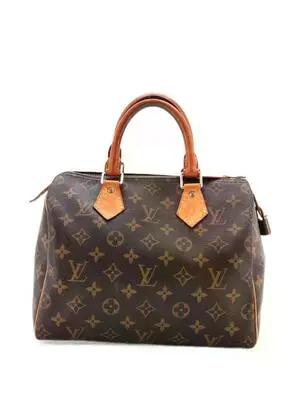 LOUIS VUITTON Speedy Handbag Monogram Canvas 25 Satchel