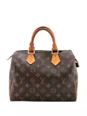 LOUIS VUITTON Speedy Handbag Monogram Canvas 25 Satchel