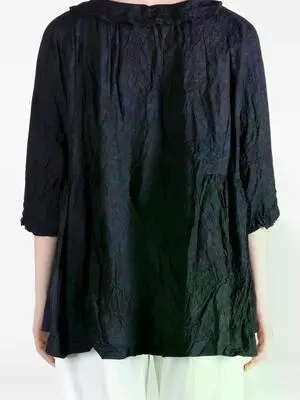 DANIELA GREGIS Floral-print Crinkled Shirt