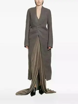 Rick Owens Tower Lab Belted Coat
