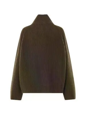 Dusan Ribbed V-neck Sweater