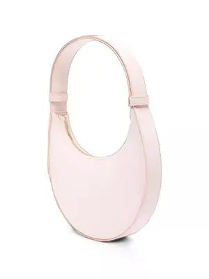 Furla Crescent-shaped Leather Tote Bag