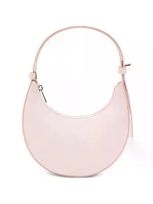 Furla Crescent-shaped Leather Tote Bag - Pink