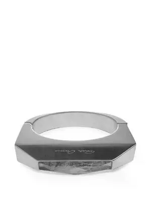 Rick Owens Crystal-embellished Pyramid Bracelets - Silver