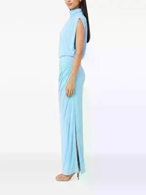 Simkhai Vale Draped Jersey Slim-fit Midi Dress