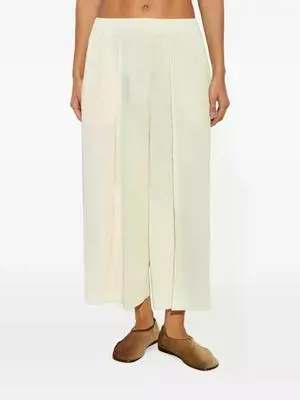 Issey Miyake Pleated Wide-leg Trousers