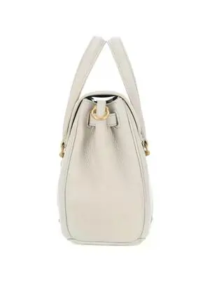 Thom Browne Small Bolton Grained Leather Tote Bag
