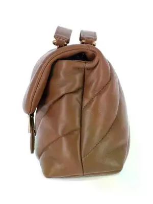 Pinko Medium Love Bag Quilted Leather Shoulder Bag