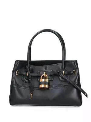 Chloé Small Paddington Padlock-detail Leather Tote Bag