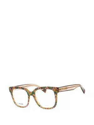 Missoni Zigzag-print Rectangle-frame Glasses