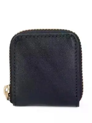 Comme Des Garçons Zip-around Leather Wallet - Black