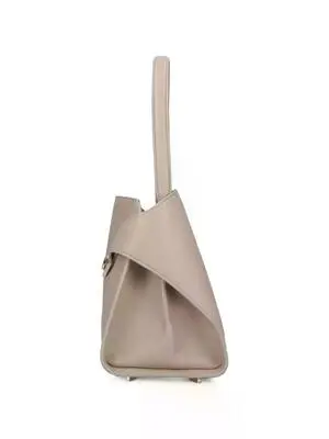 FERRAGAMO Hug Soft Bicolor Shoulder Bag - Neutrals