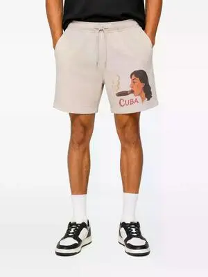 MELT Graphic-print Drawstring Shorts