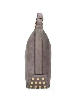 TOD'S Metal-dots Mini Bag In Suede - Grey