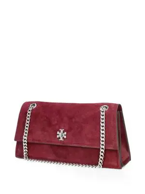 Tory Burch Kira Turnlock Suede Shoulder Bag