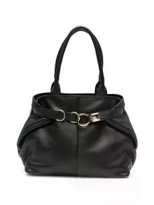 MARC ELLIS Josephine Buckle-detail Grained-leather Shoulder Bag