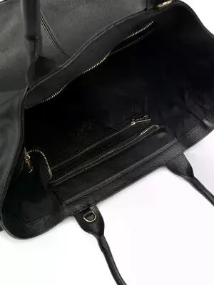 MARC ELLIS Josephine Buckle-detail Grained-leather Shoulder Bag