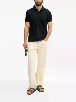 LINDBERGH Waffle-knit Short-sleeve Shirt