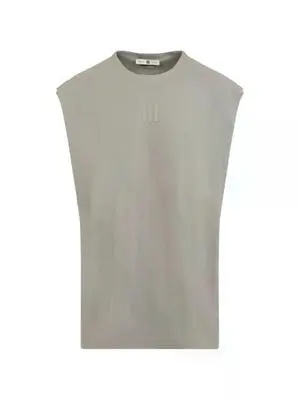 Fear Of God Perforated Logo-print T-shirt - Neutrals