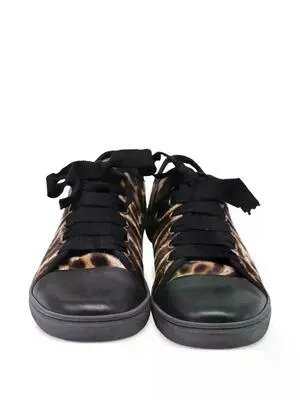 LANVIN Leopard-print Low-top Sneakers