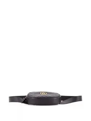Gucci Gg Marmont Matelasse Leather Belt Bag