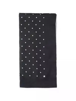 Destin Kae Polka-dot Scarf - Black