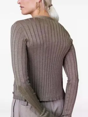 Brunello Cucinelli Ribbed Button-front Cardigan