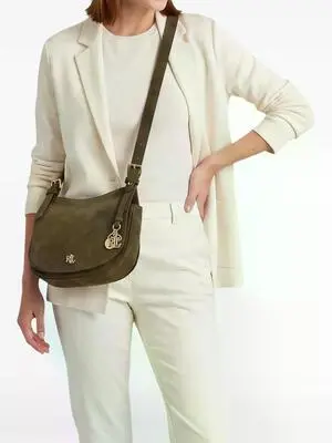 Ralph Lauren Medium Marcy Logo-plaque Cross Body Bag - Green