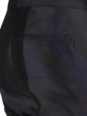 DONDUP Shantung Pressed-crease Flared Trousers