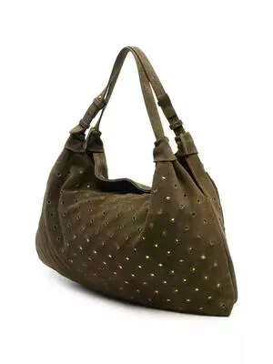 LA CARRIE Perforated Stud-embellished Tote Bag