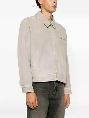 A.p.c. Zip-up Corduroy-collar Jacket